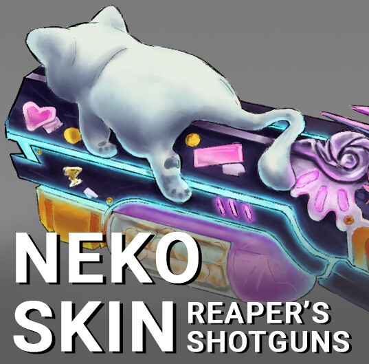 ArtStation - Skin design : Reaper's shotguns