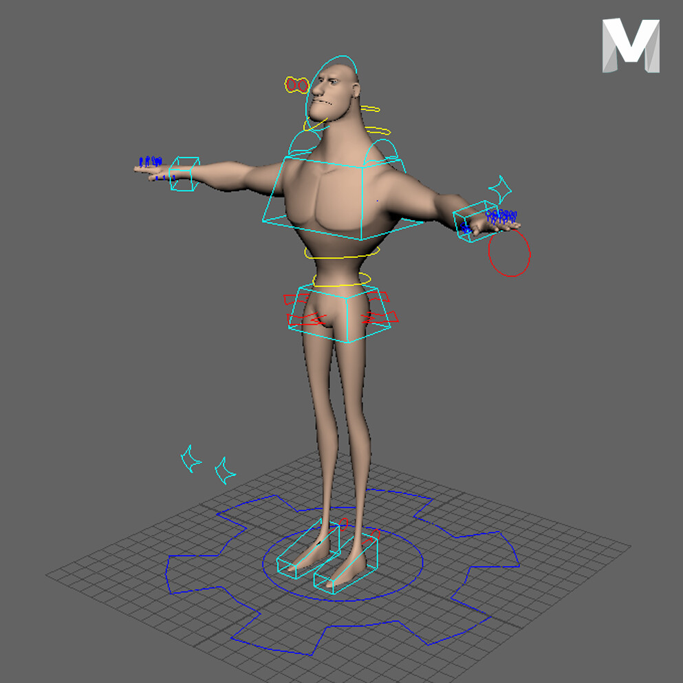 ArtStation - Biped Rigging Maya