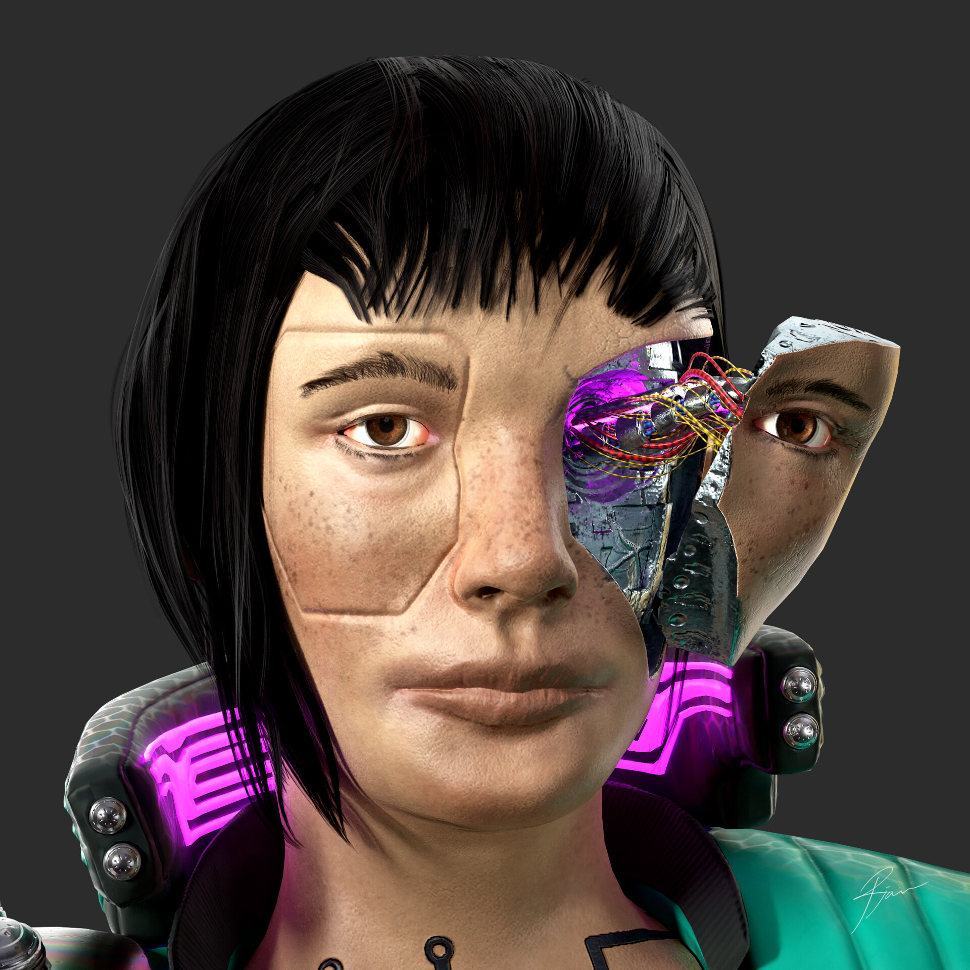 ArtStation - Azalea - Real Time Game Character