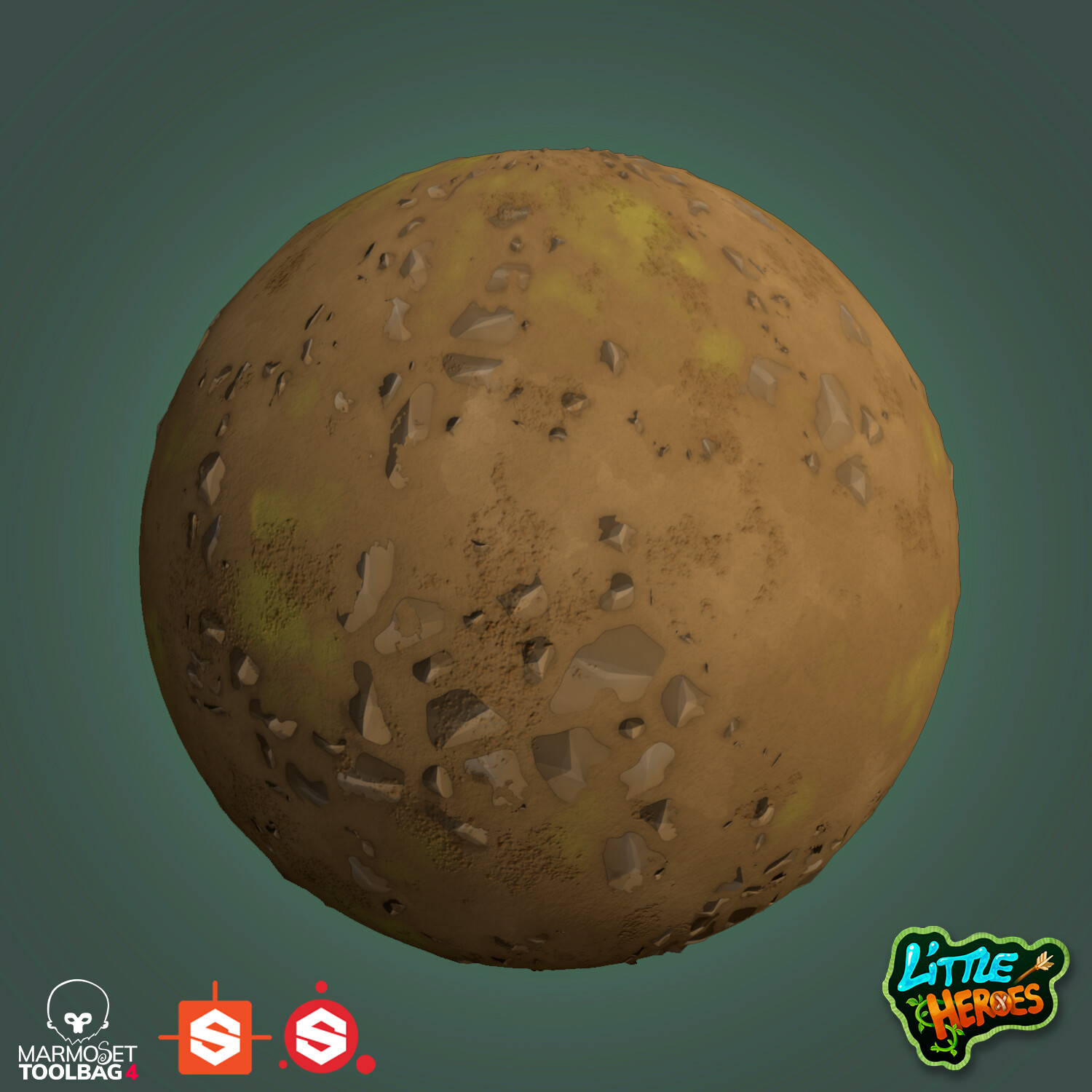 ArtStation - Stylized Path Texture - Little Heroes