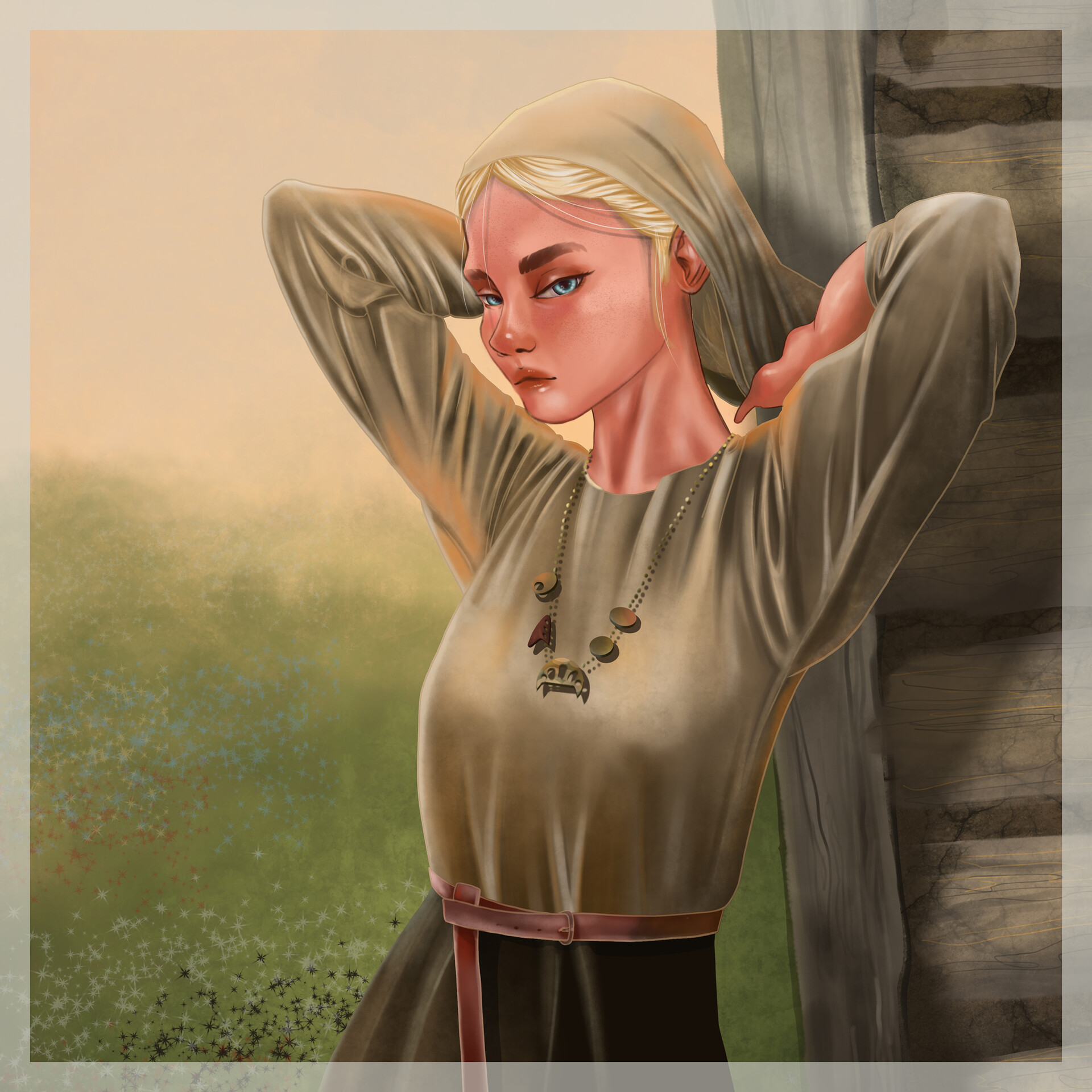 ArtStation - Slavic girl