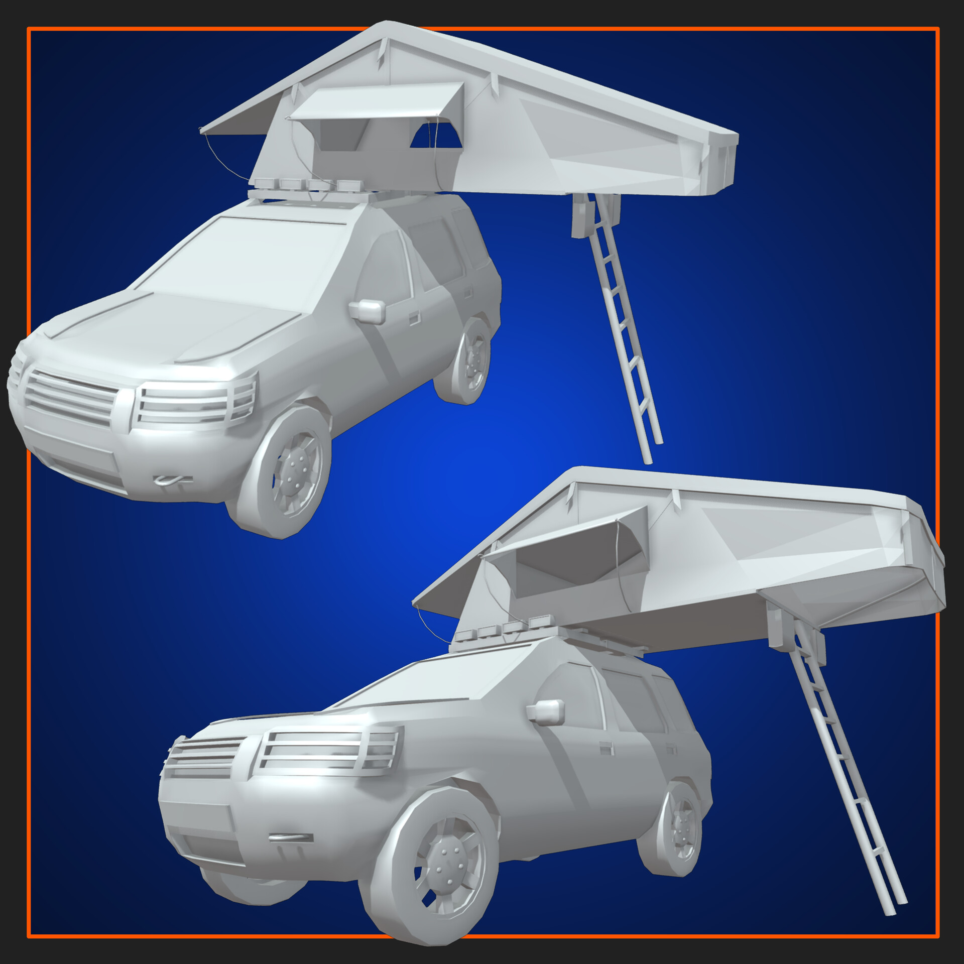 ArtStation - Overland Freelander 1 TD4 - None Texture