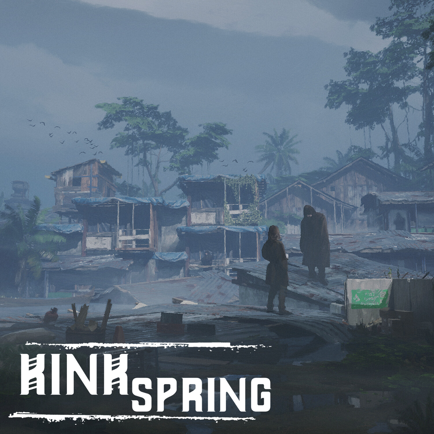 ArtStation - Kink Spring - Slum on Water