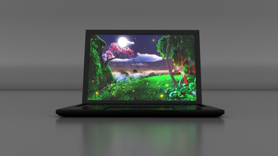 ArtStation - Laptop Modelling in Maya...