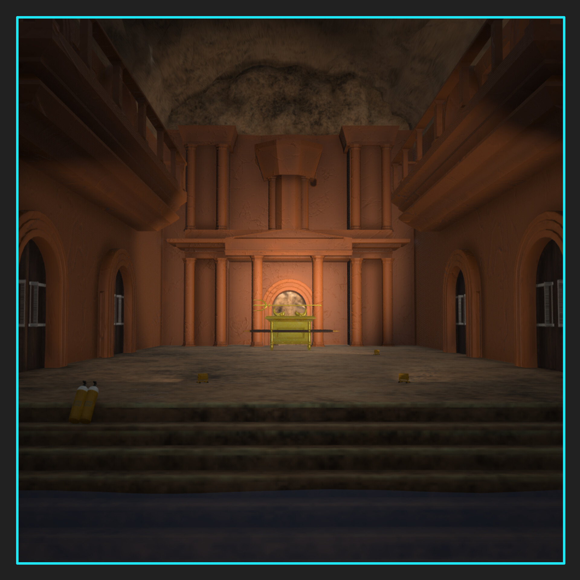 ArtStation - Ancient Ocean Temple - Environment Model