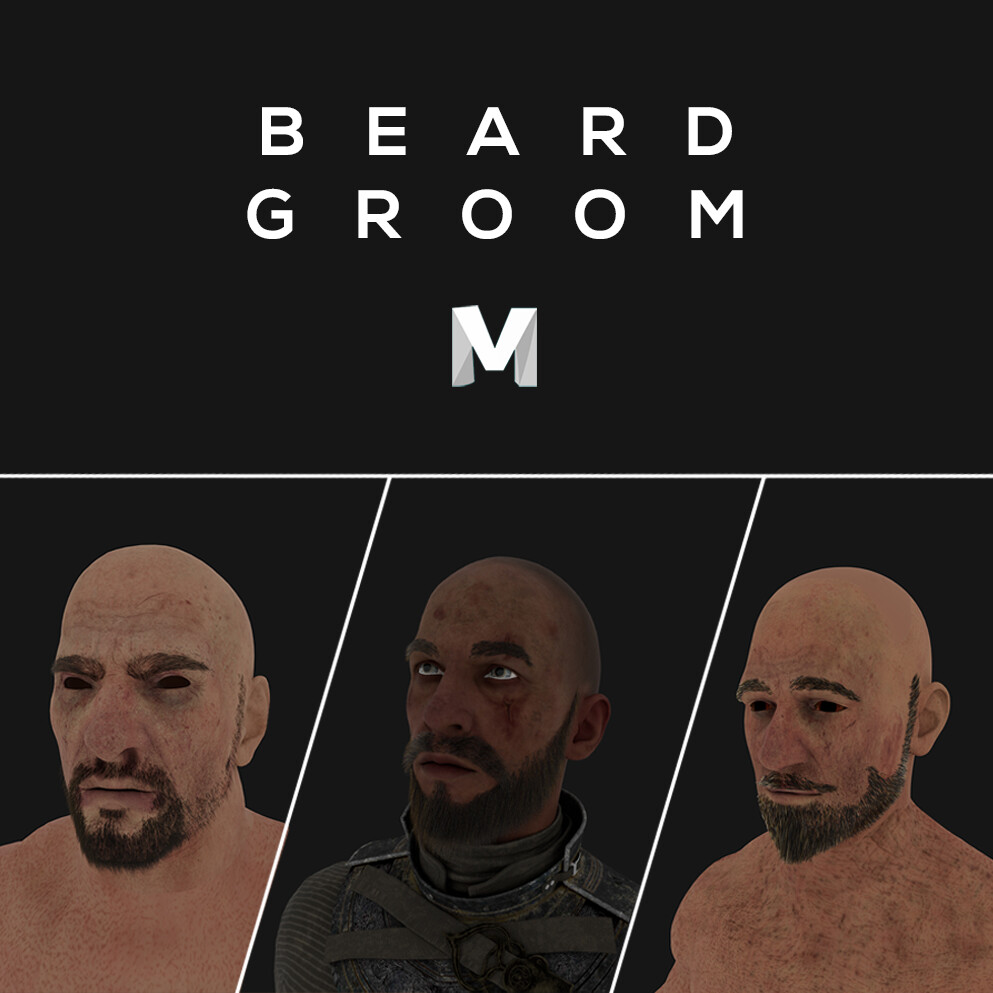 ArtStation - Beard Groom - Maya XGEN