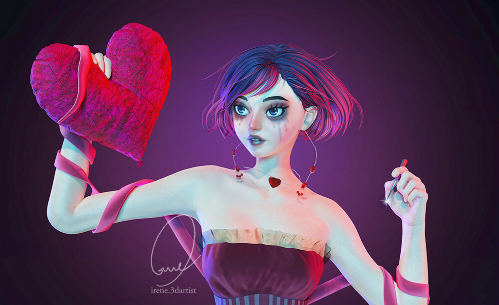 ArtStation - Heartbreak Girl💔
