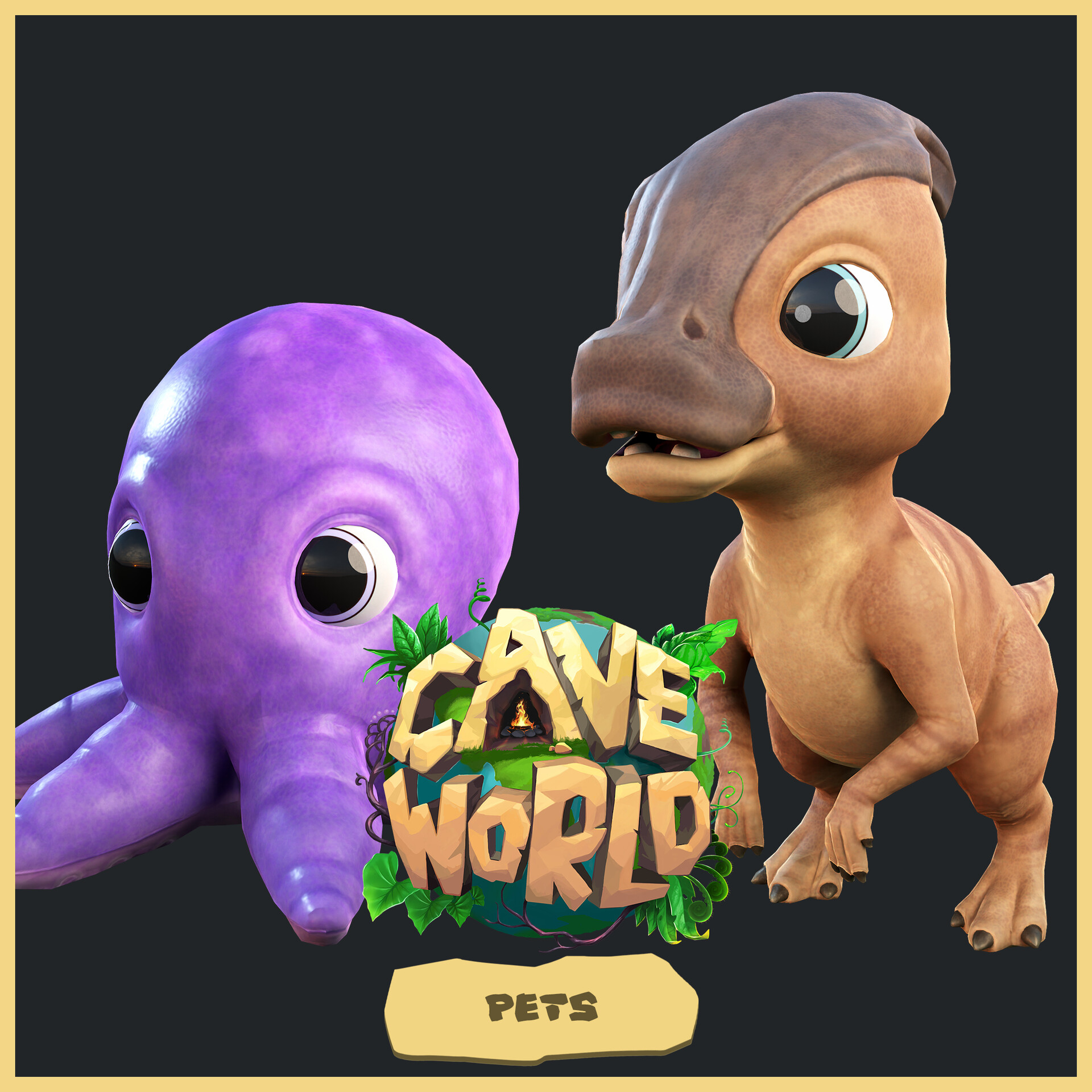 ArtStation - Caveworld Pets