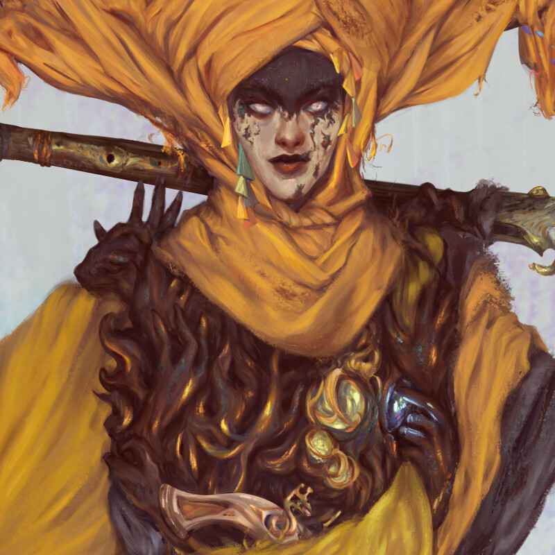 ArtStation - The Order of Celestial Grove: Lieutenant Ekadzati