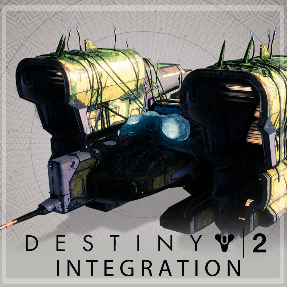 ArtStation - Destiny 2: Exosporangion Ship (Texturing & Integration)