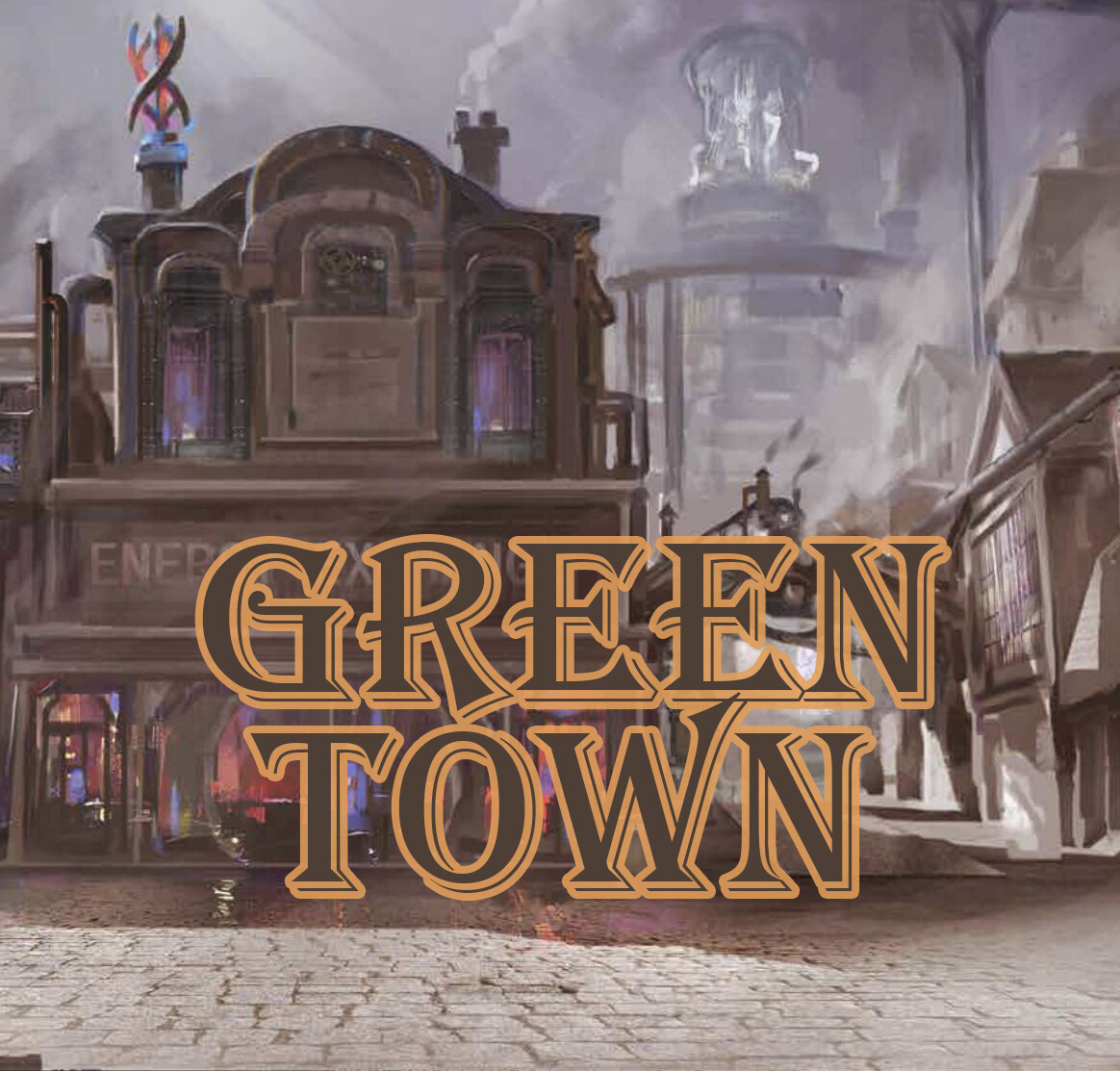 ArtStation - The story of Green Town - Environment Design