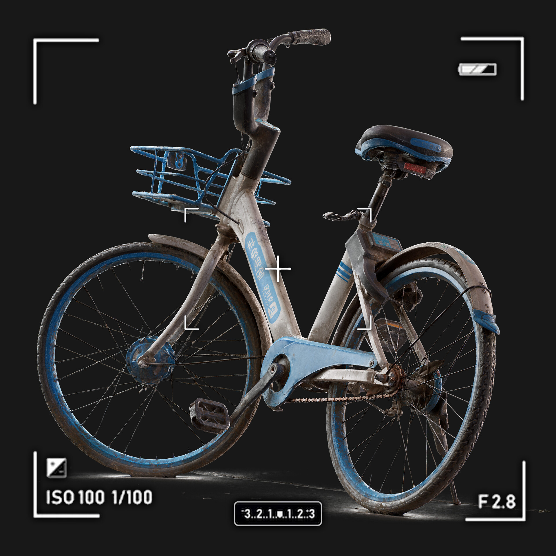 ArtStation - Blue Bike 3D Scan