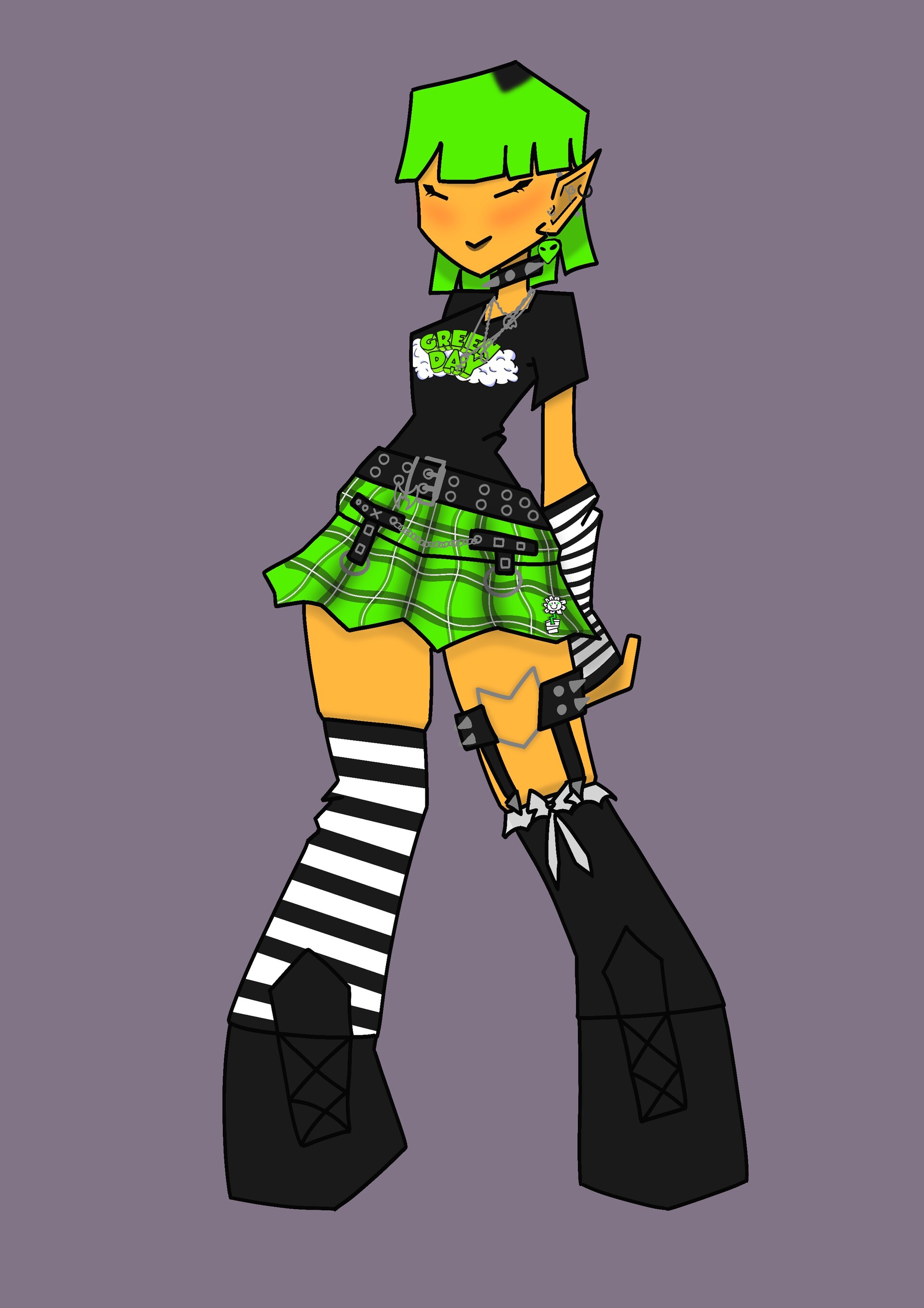 ArtStation - Cute Punkie Girl