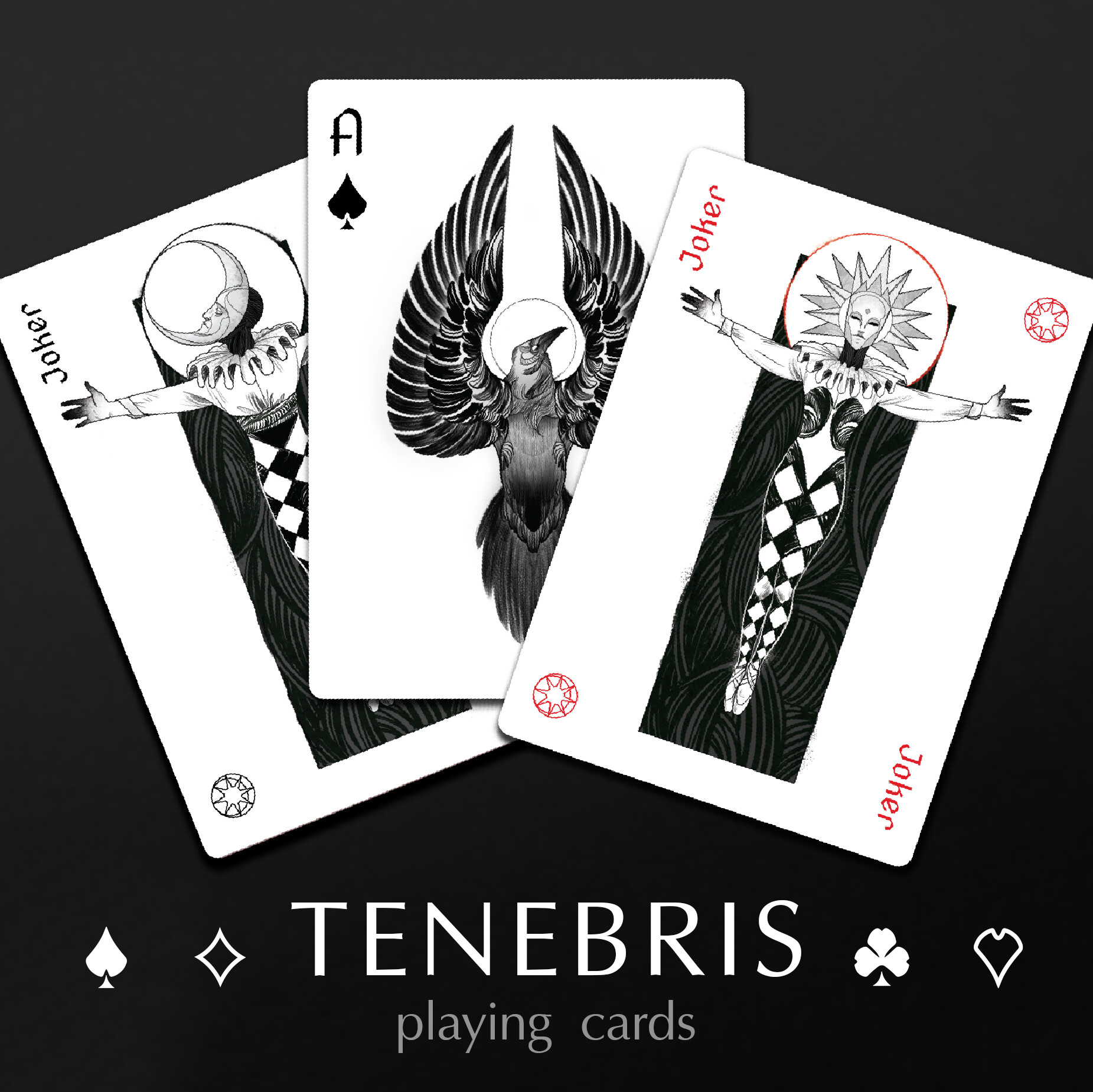 ArtStation - Tenebris - Playing cards