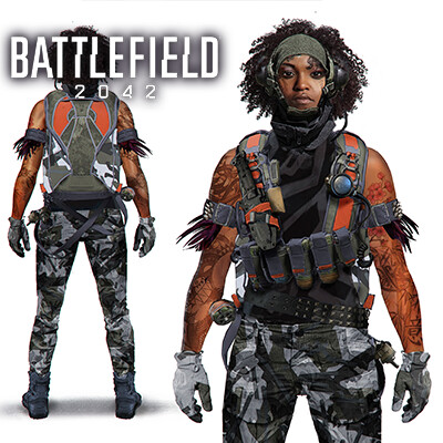 ArtStation - Battlefield 2042 - Character outfit variant