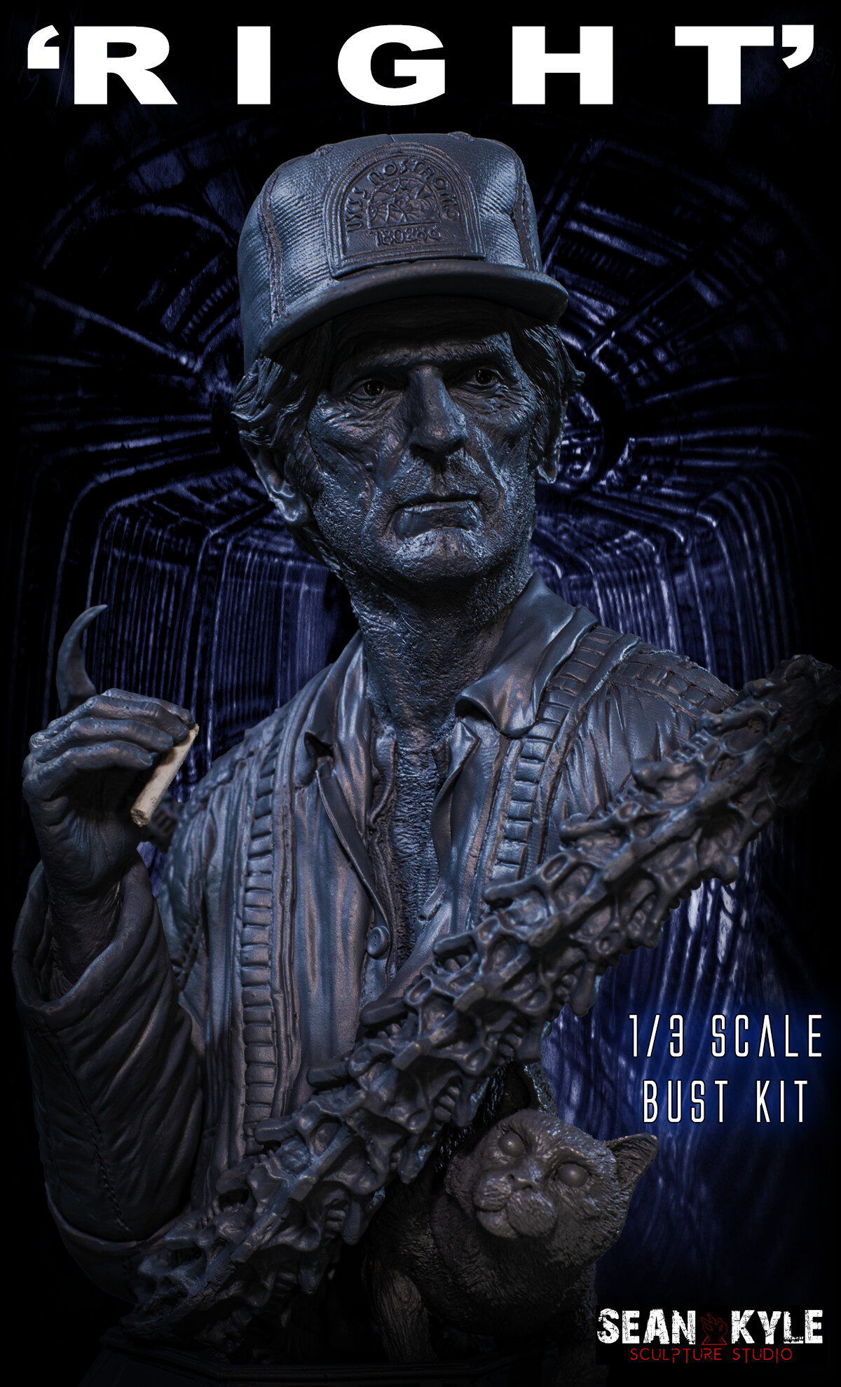 ArtStation - Harry Dean Stanton as Brett, Alien (1979)