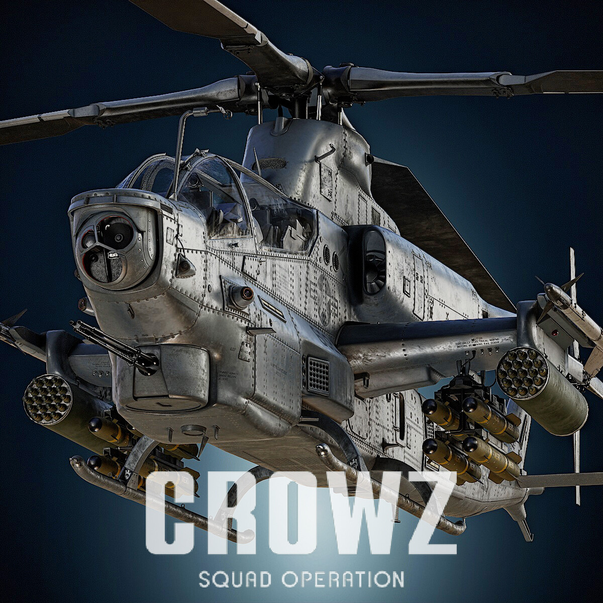 ArtStation - Bell AH-1Z Viper Attack Helicopter