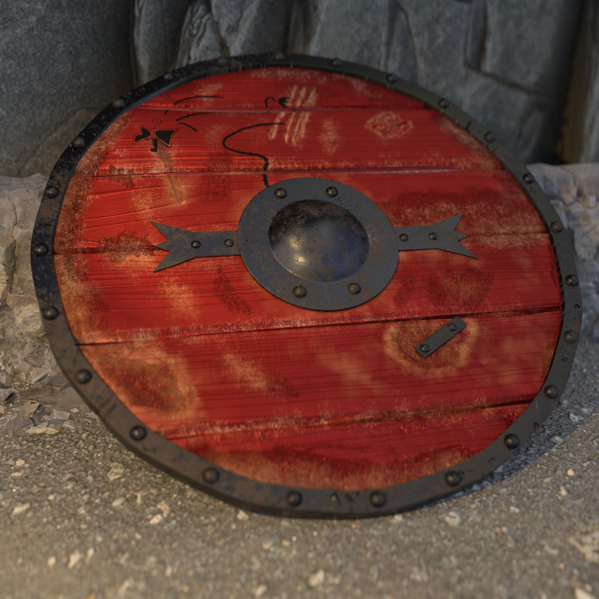 ArtStation - Viking Shield of Ragnar Lothbrok