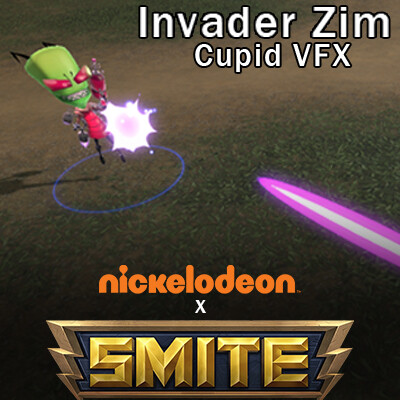 ArtStation - Invader Zim VFX - SMITE x Nickelodeon crossover