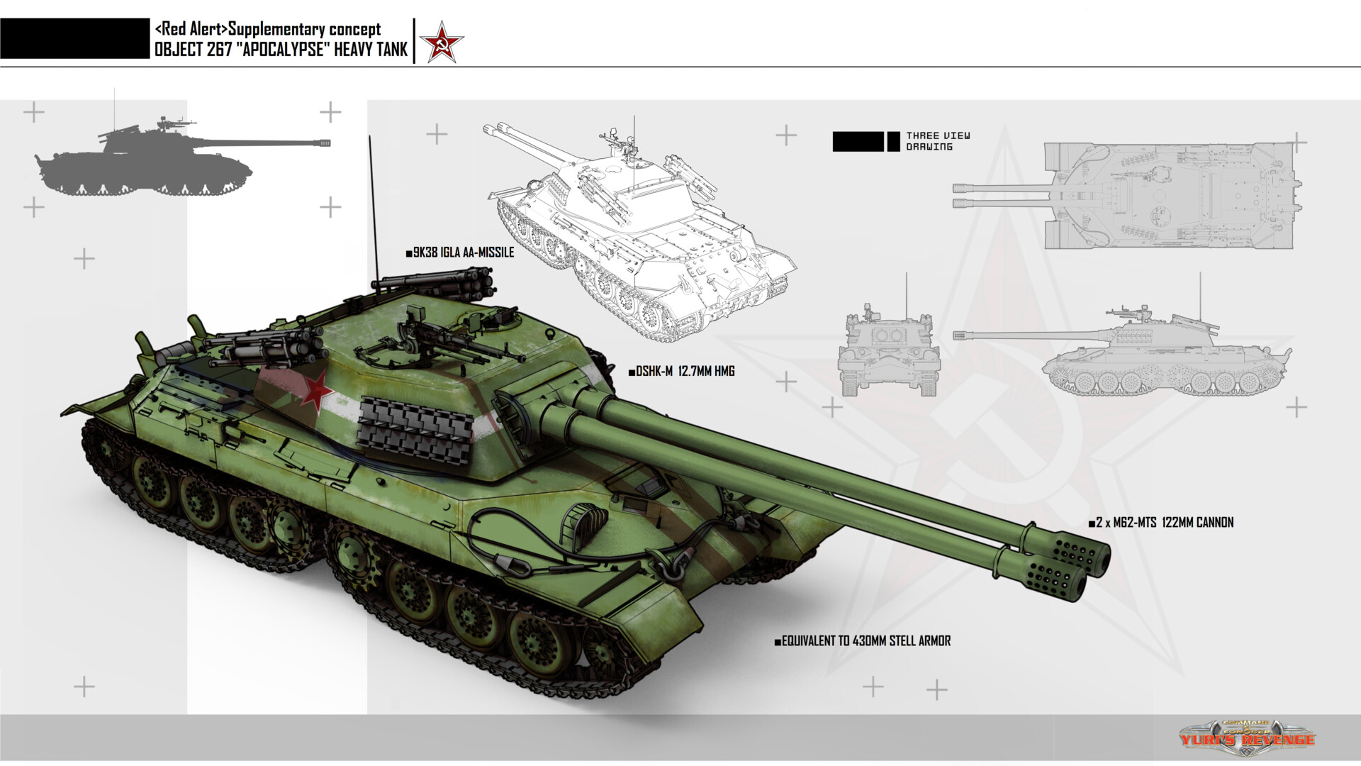 风岗左岸 - Apocalypse Tank from Red Alert 2