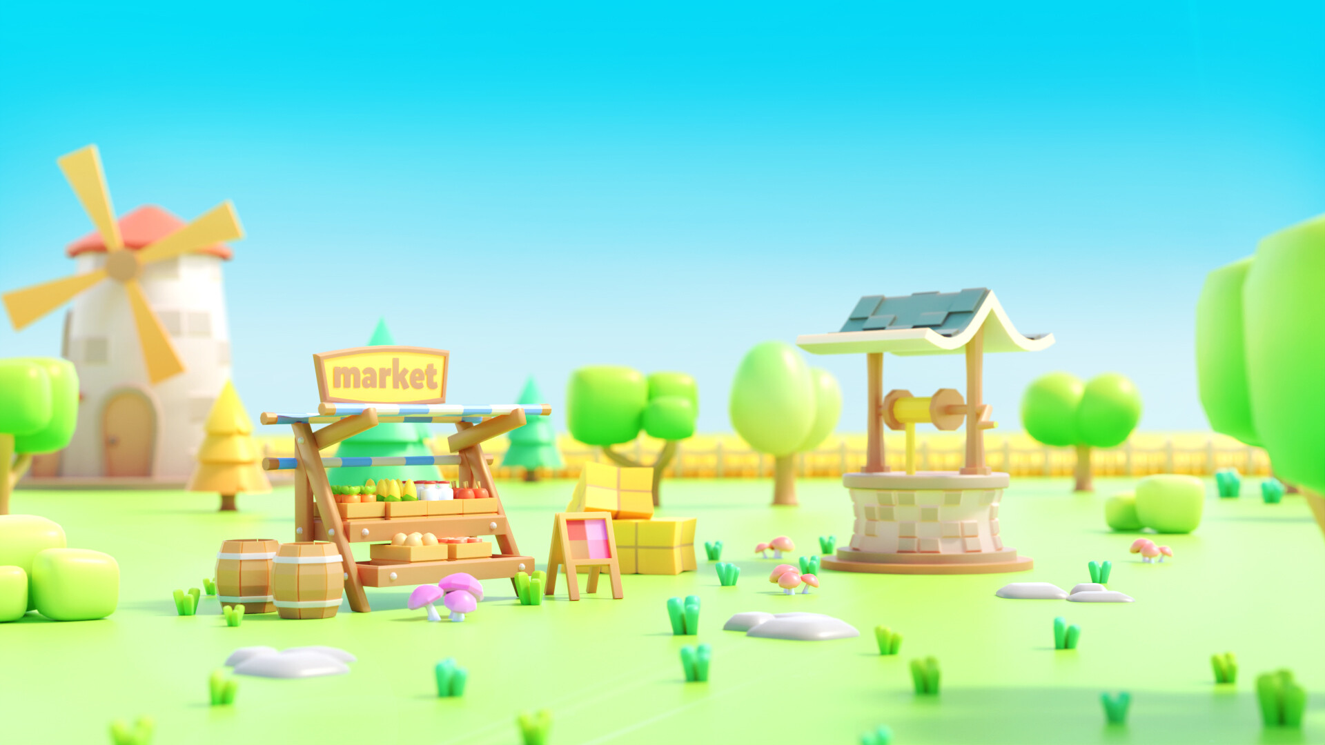 ArtStation - Low poly mobile game asset design