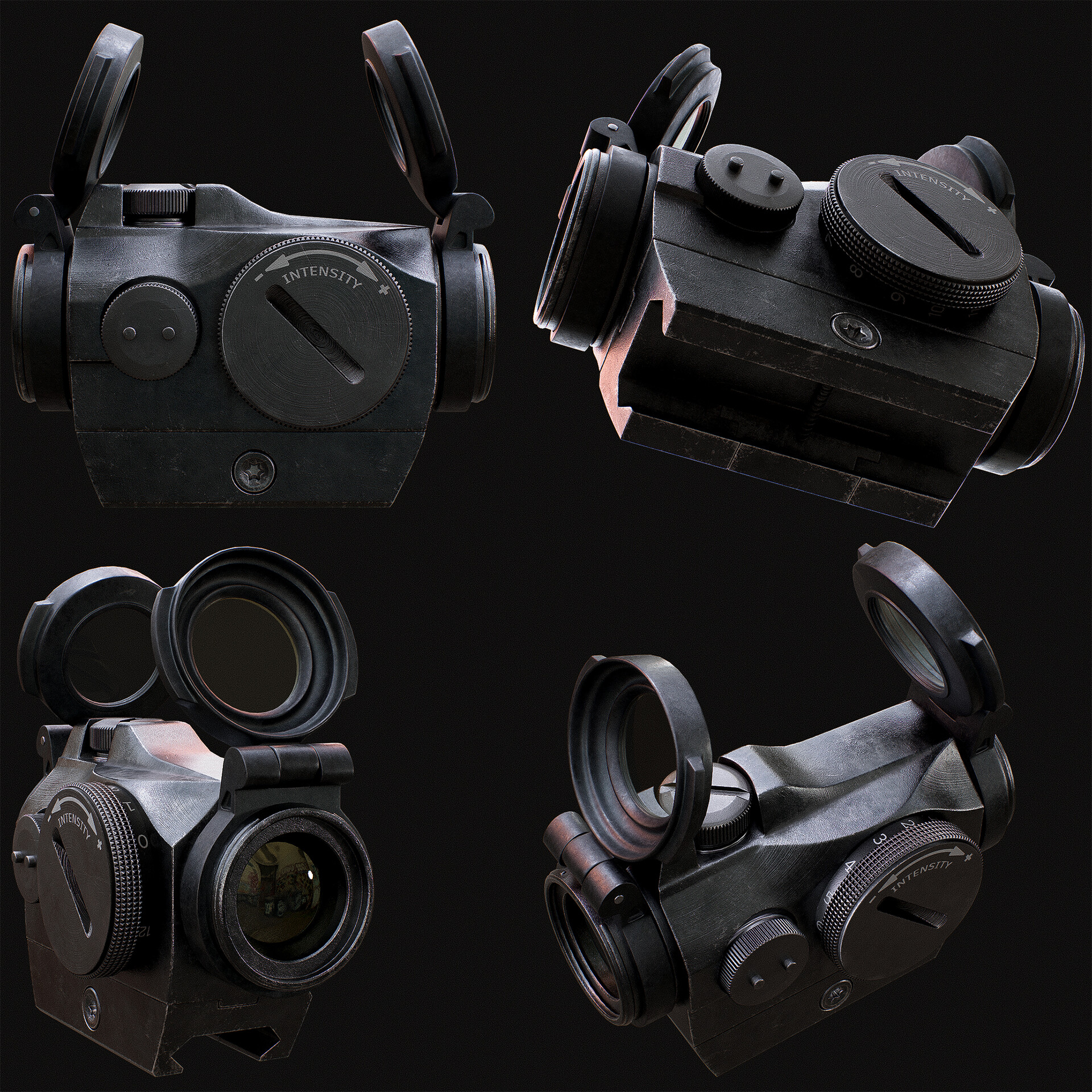 ArtStation - AIMPOINT Micro H-2 2 MOA