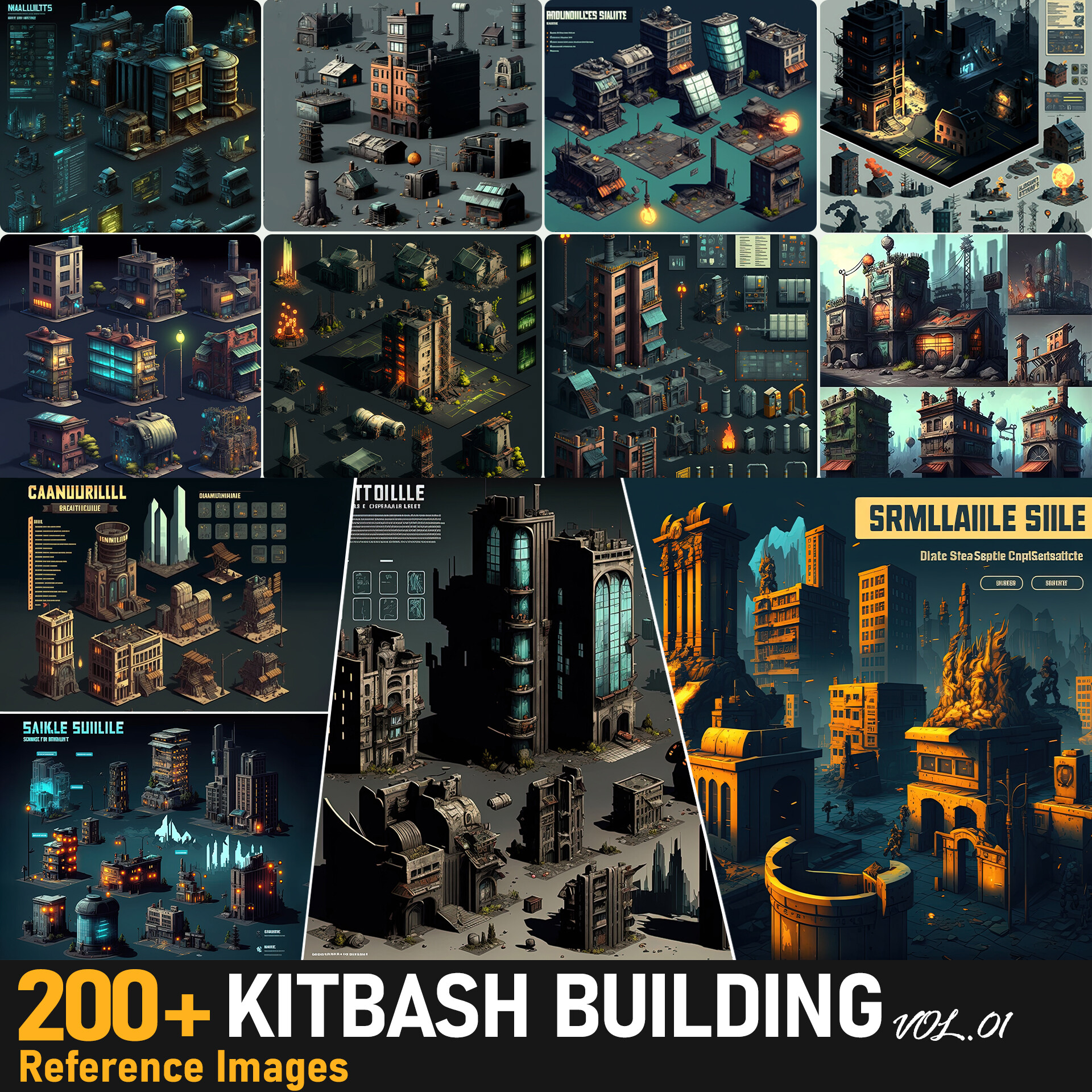 ArtStation - Kitbash Building_VOL.01
