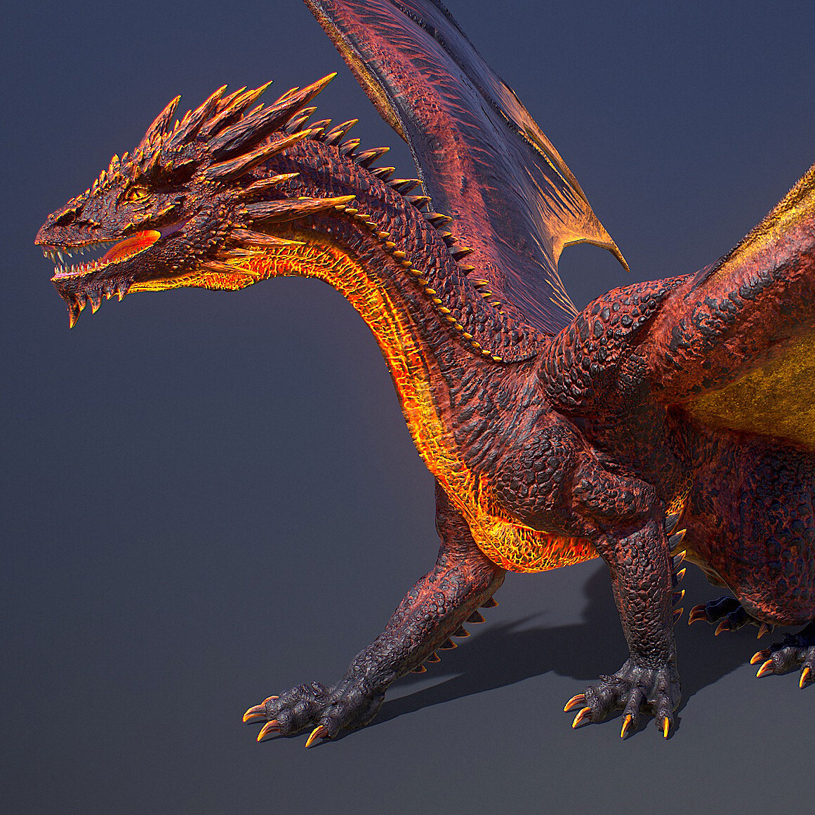 ArtStation - Flame Stalker Game Model