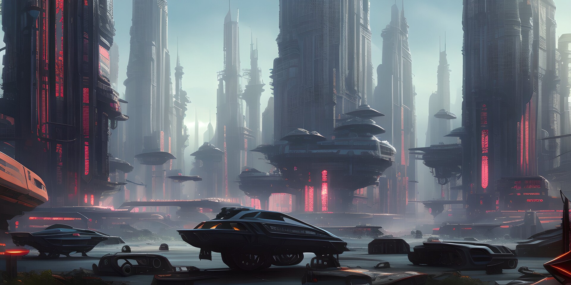 ArtStation - cyberpunk city