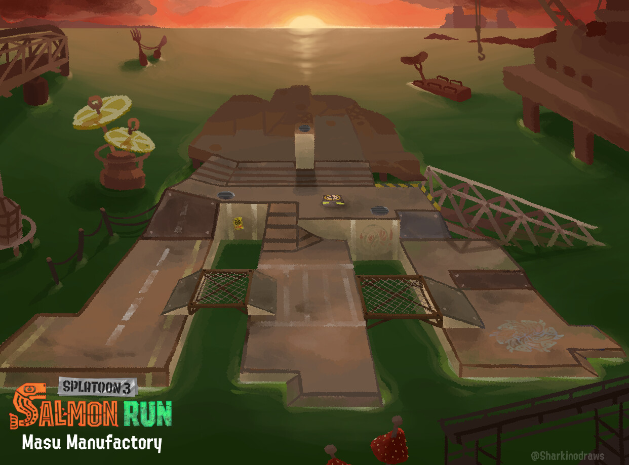 ArtStation - Splatoon 3 Salmon Run Concepts