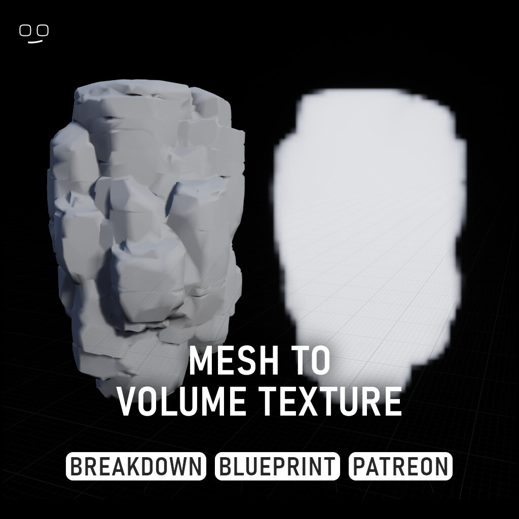 ArtStation - Unreal Engine Blueprint - Mesh to Volume Texture!