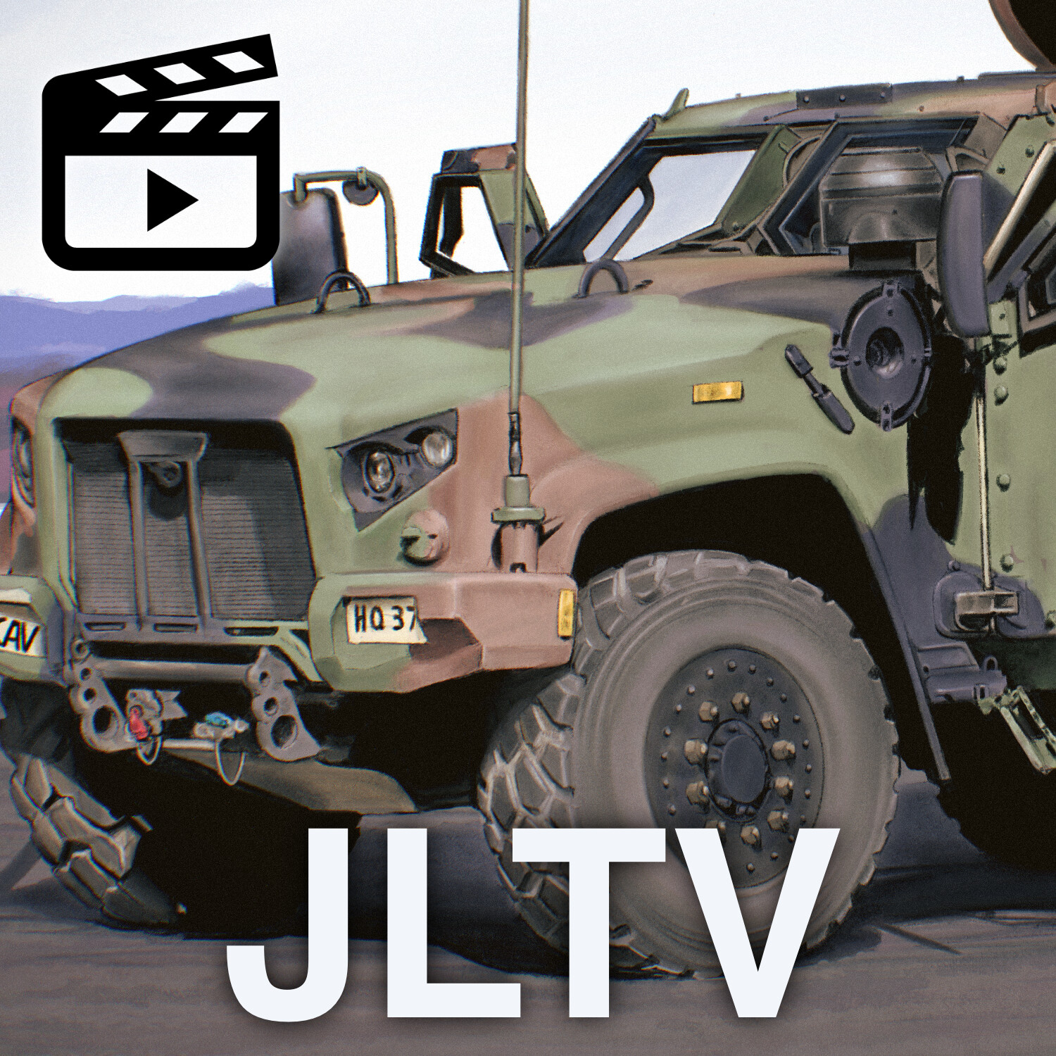 ArtStation - Oshkosh JLTV digital illustration (Procreate)