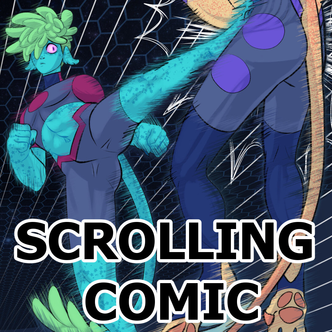 ArtStation - Action Sequence Comic (scrolling format)