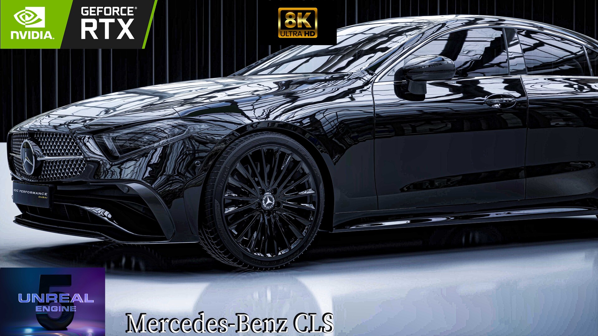 ArtStation - Mercedes-Benz CLS - Royalty (ft. Neoni) - but in 8k 60 fps! | UE5 RTX Real-Time render