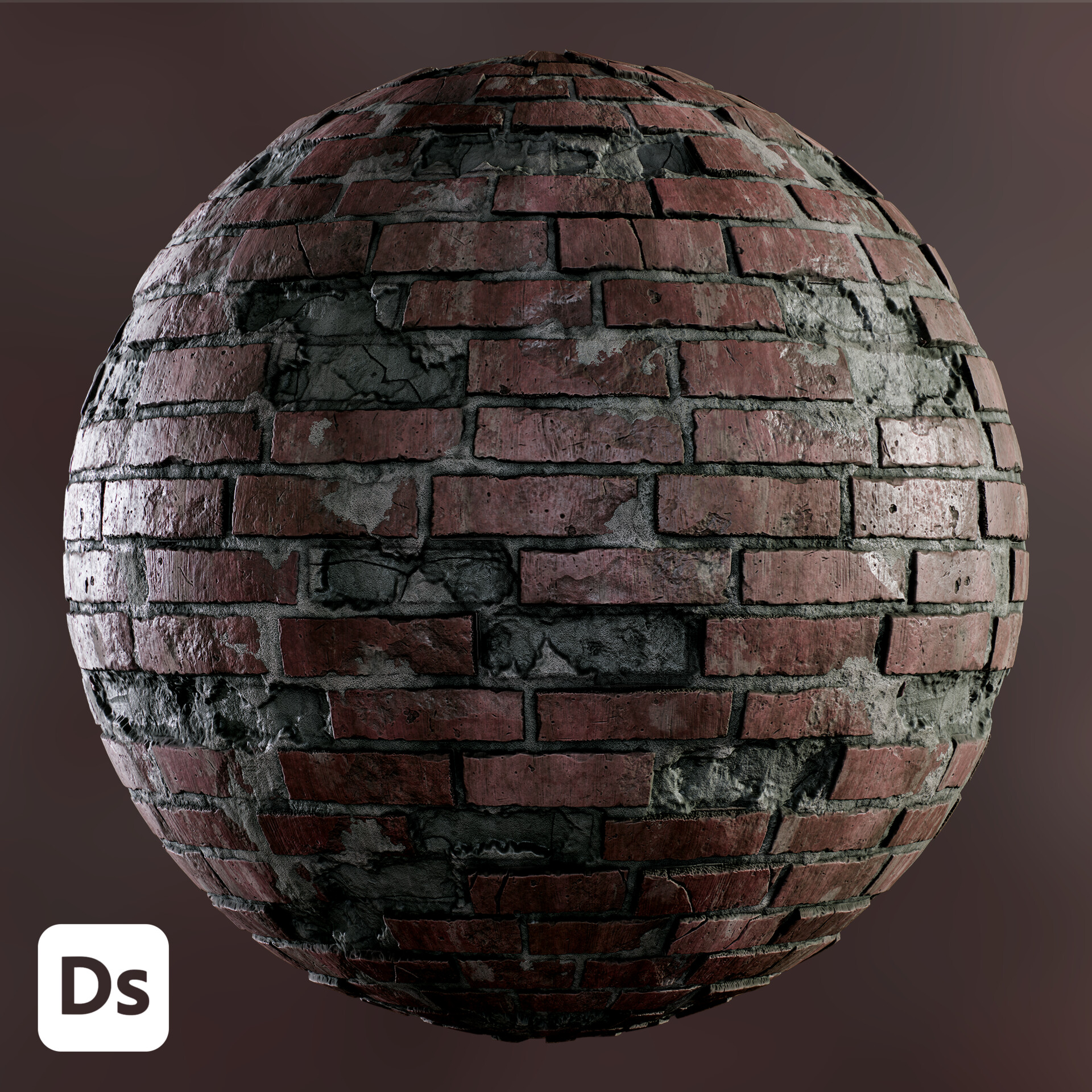 ArtStation - Damaged Bricks
