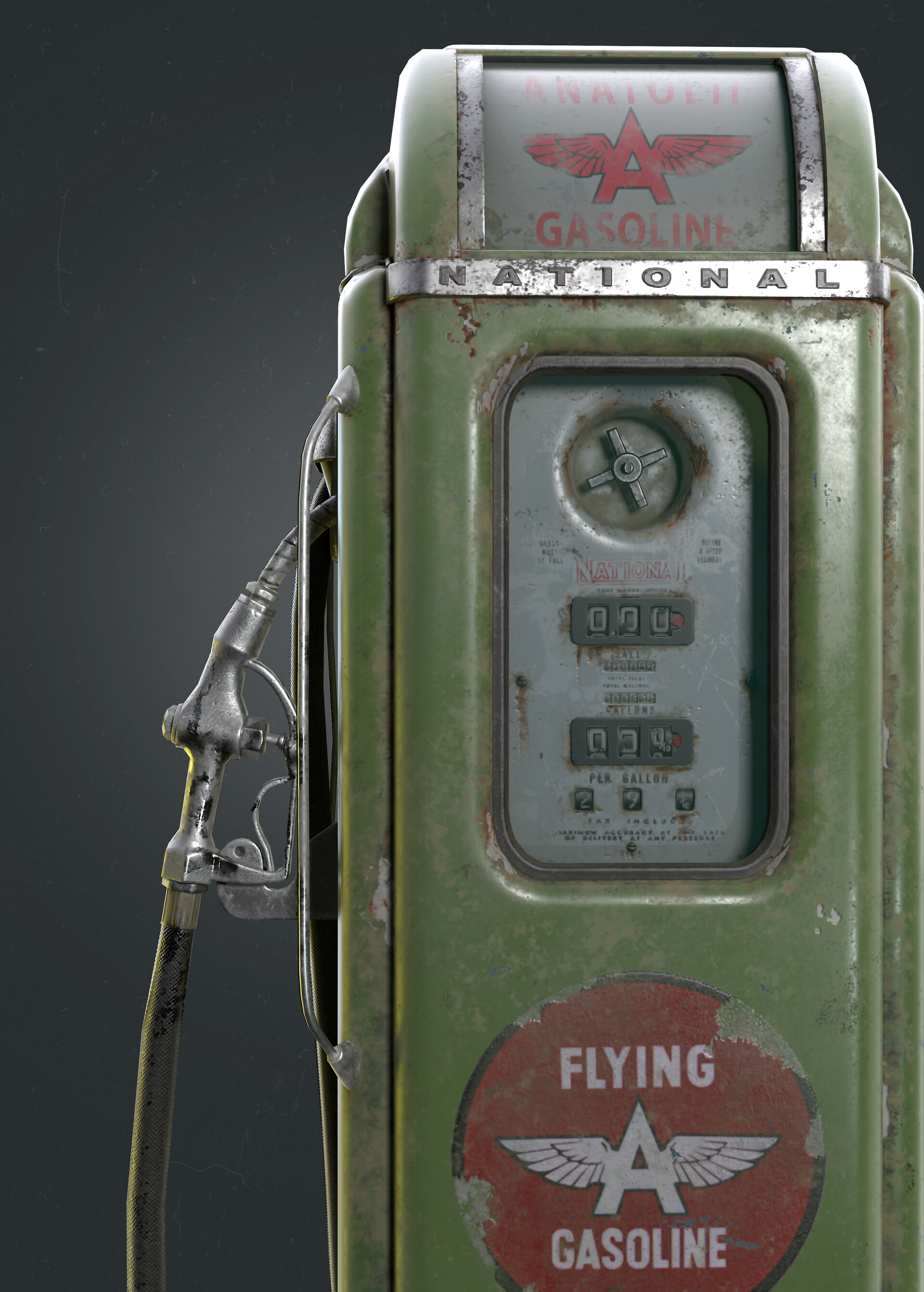 ArtStation - Gas Station Prop