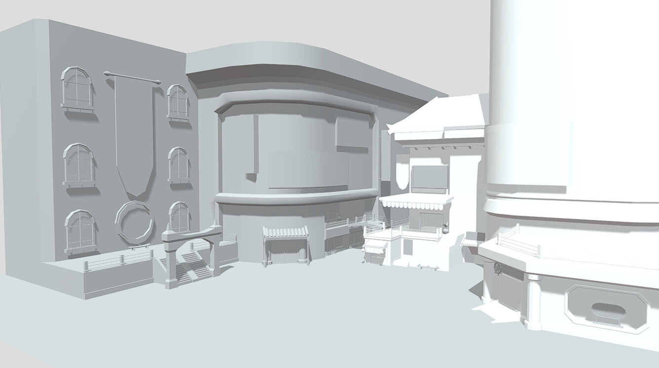 ArtStation - Prototype Game Map Scene