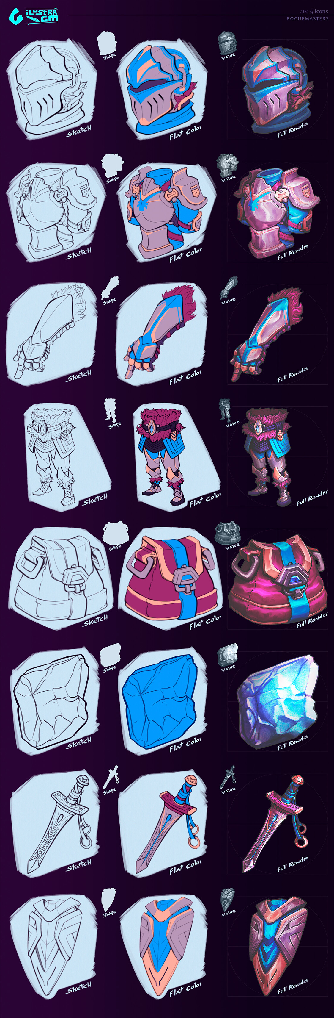 ArtStation - INTERFACE ICON - Rogue Masters