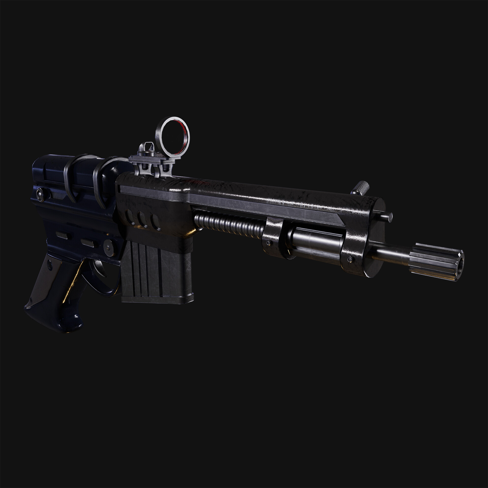 ArtStation - Mandalorian Heavy Blaster Pistol