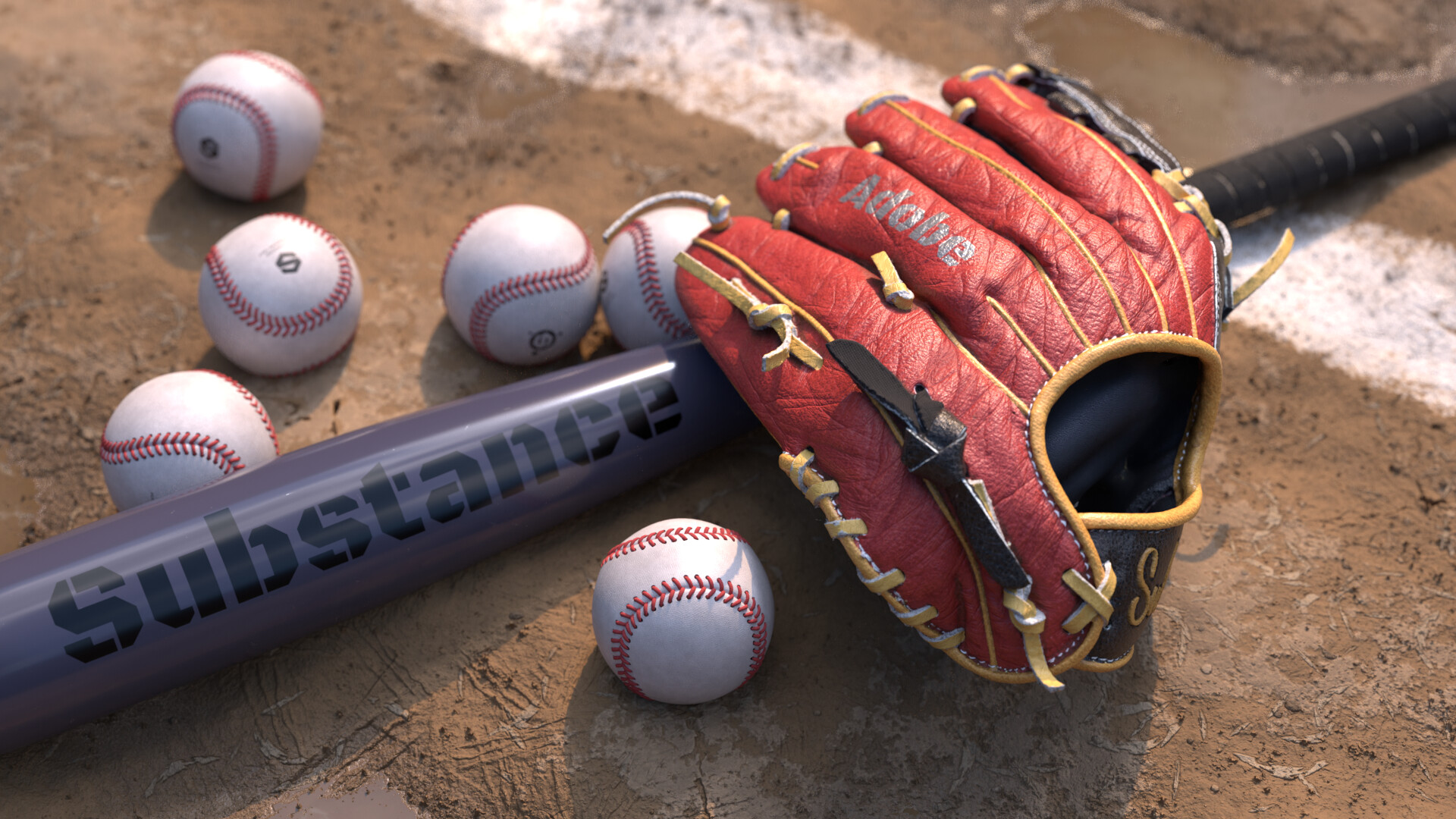 ArtStation - Baseball gloves