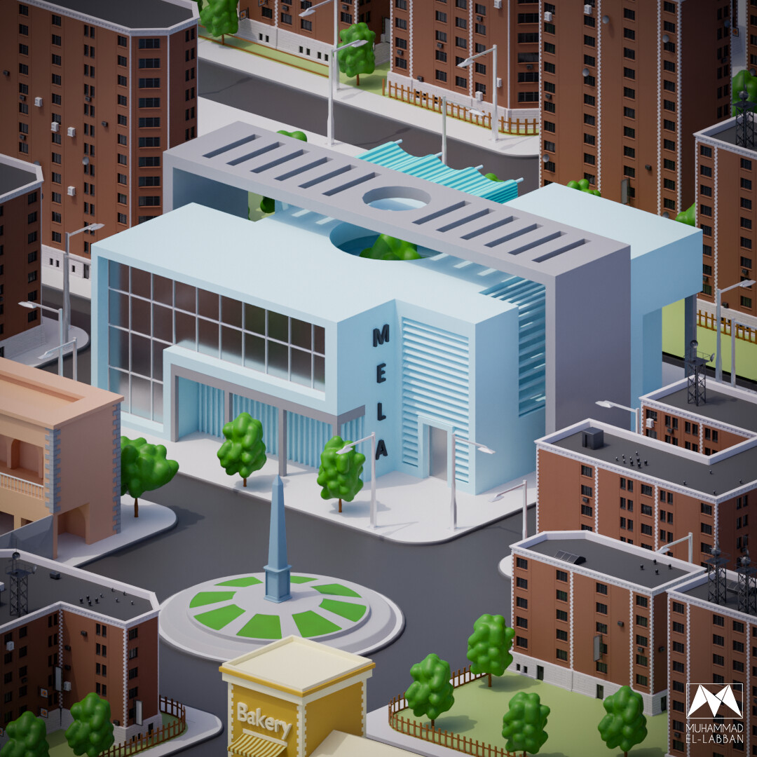 ArtStation - 3D isometric Comapny