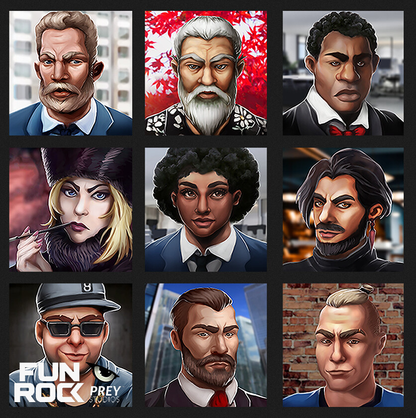 ArtStation - MMA Manager 2: Ultimate Fight - 2D Avatar Artwork