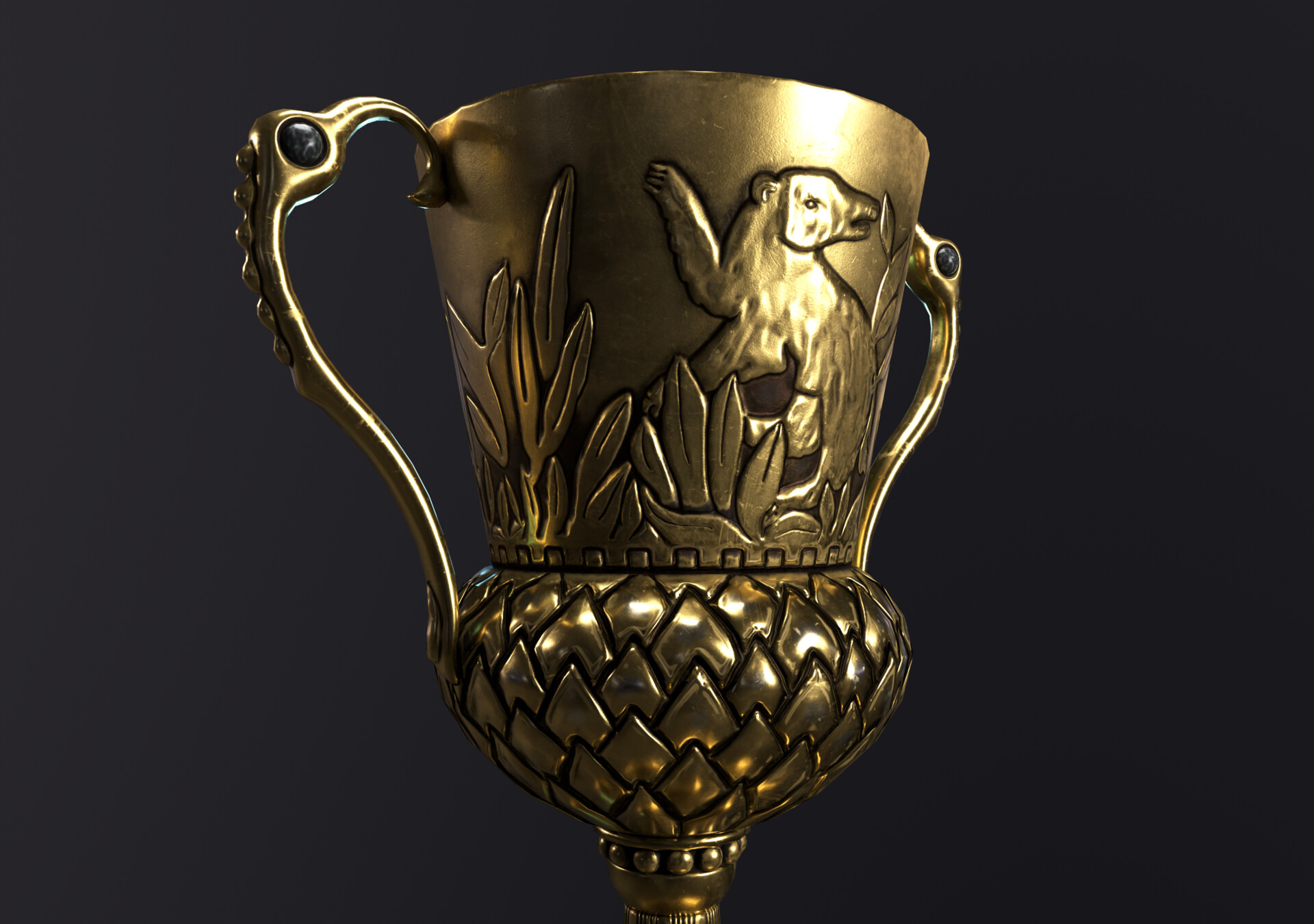 ArtStation - Hufflepuff's cup