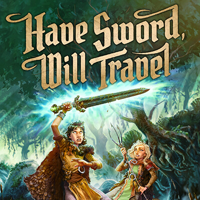 Ross Dearsley - Have Sword Will Travel - book cover illustration