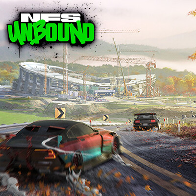 ArtStation - NFS Unbound - Construction site
