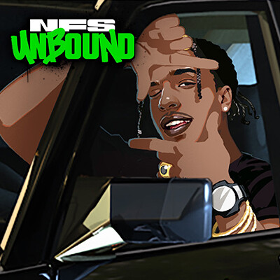 ArtStation - NFS Unbound - A$ap Rocky stylised treatment