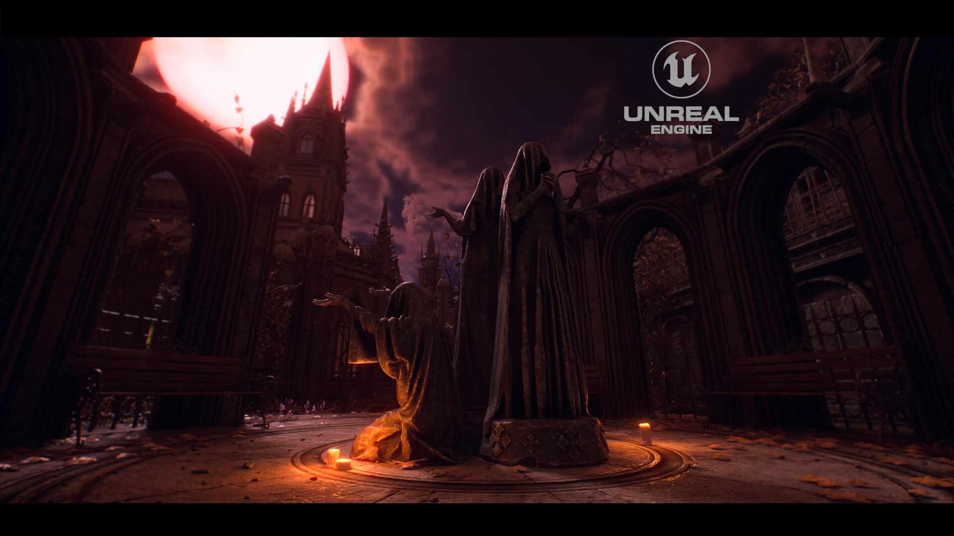 ArtStation - Gothic Blood Moon City (UE5)