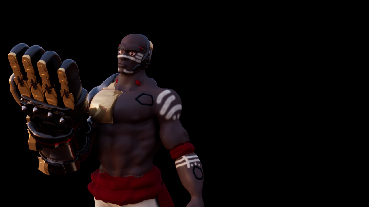 ArtStation - Doom Fist Over Watch