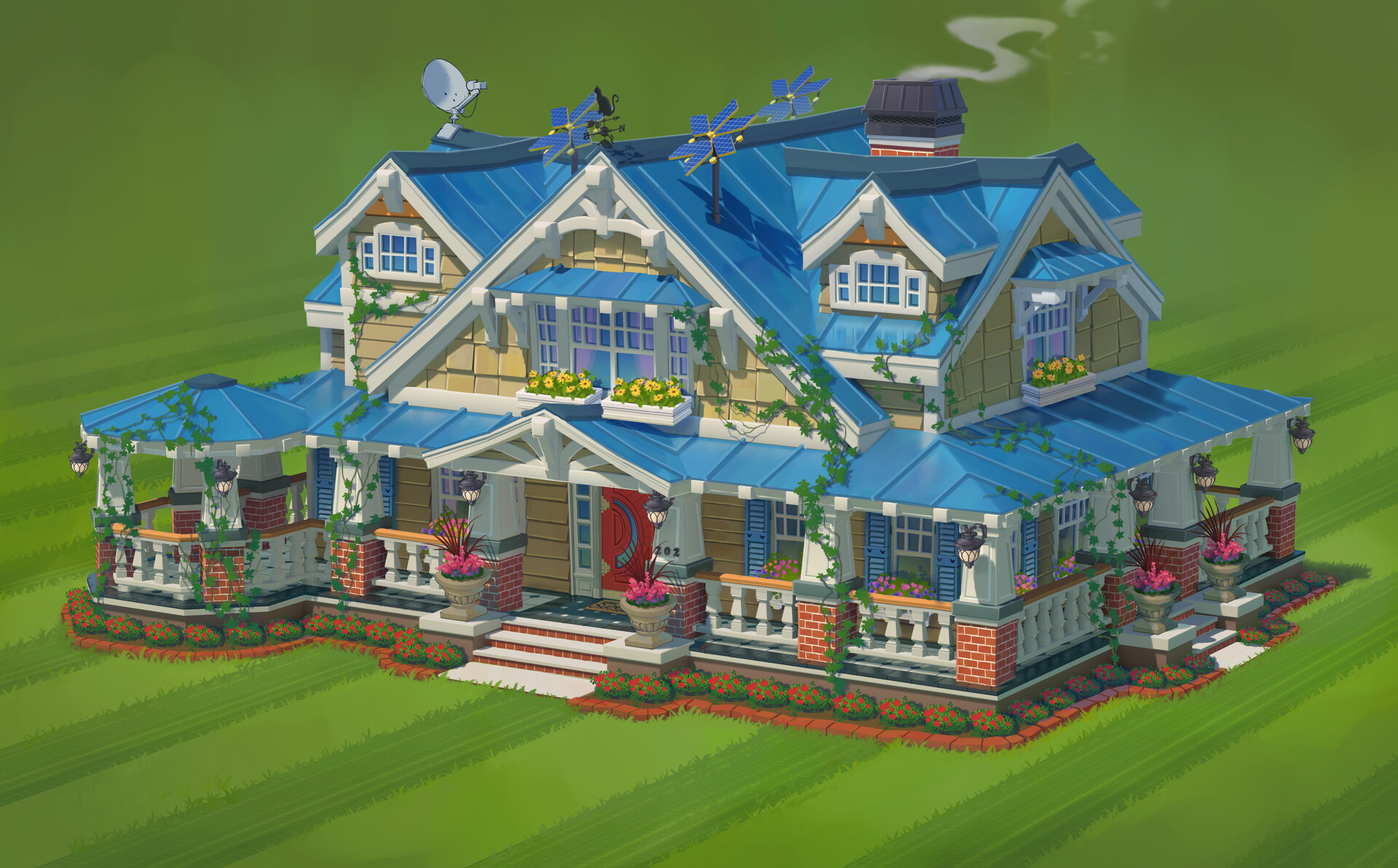 ArtStation - House design - Mobile Game