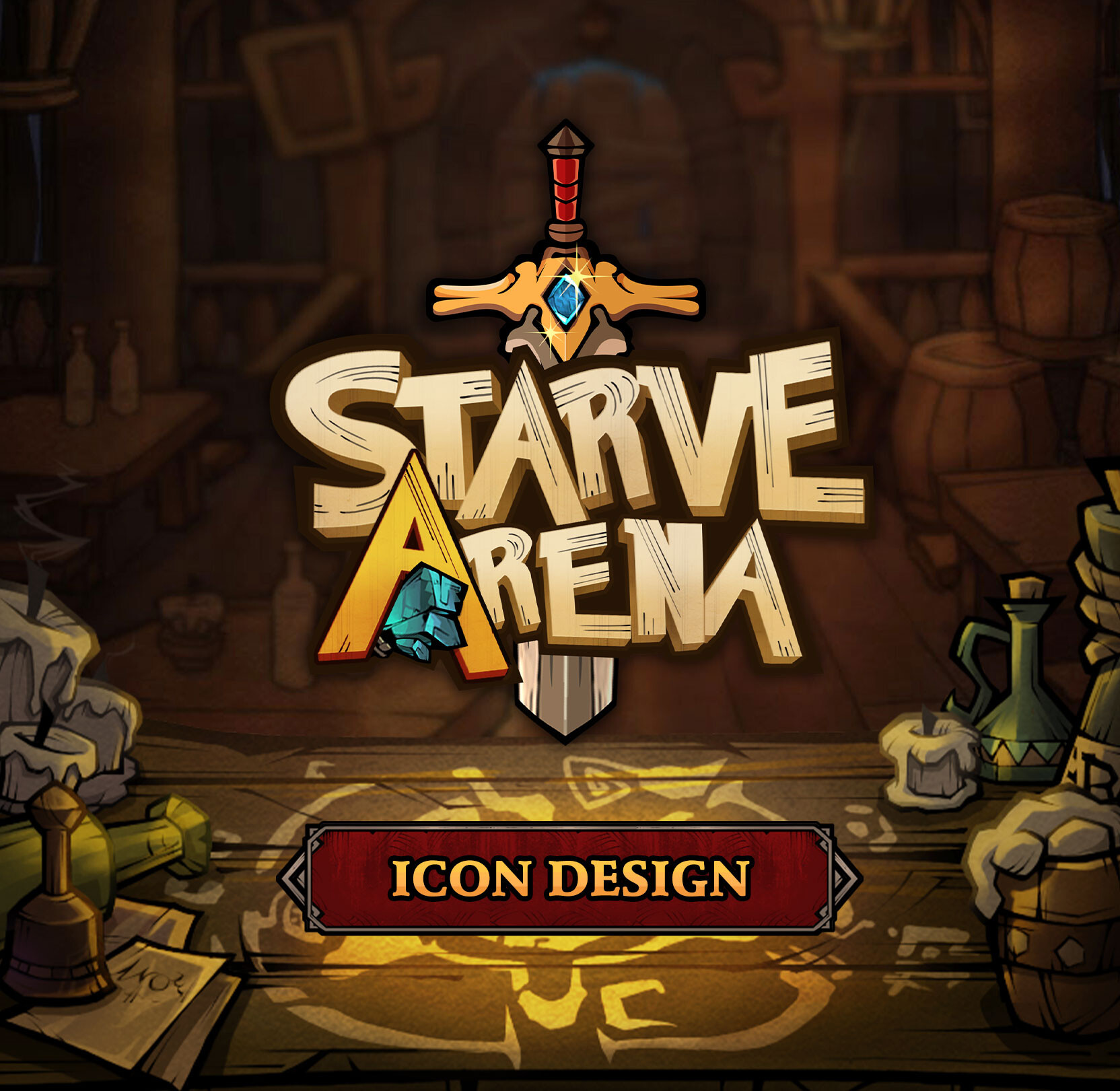 ArtStation - STARVE ARENA _ ICON DESIGN